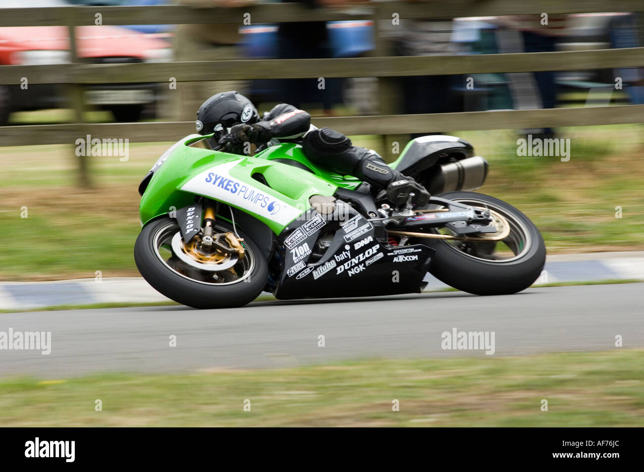 Classic Superbike Race Stock Photo - Alamy