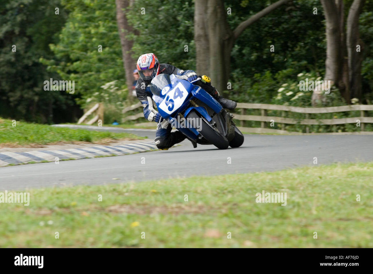 Marc Ramsbottom at high speed in the Superbike race Stock Photo - Alamy