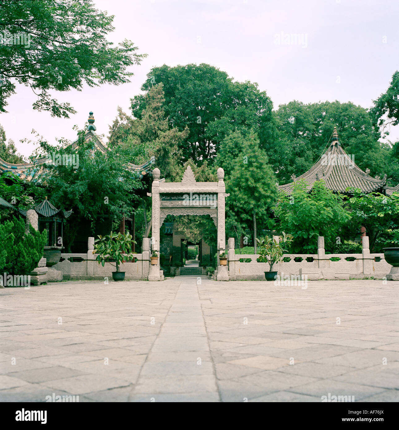 Travel Photography - The Great Mosque in the Muslim Quarter of Xian in ...