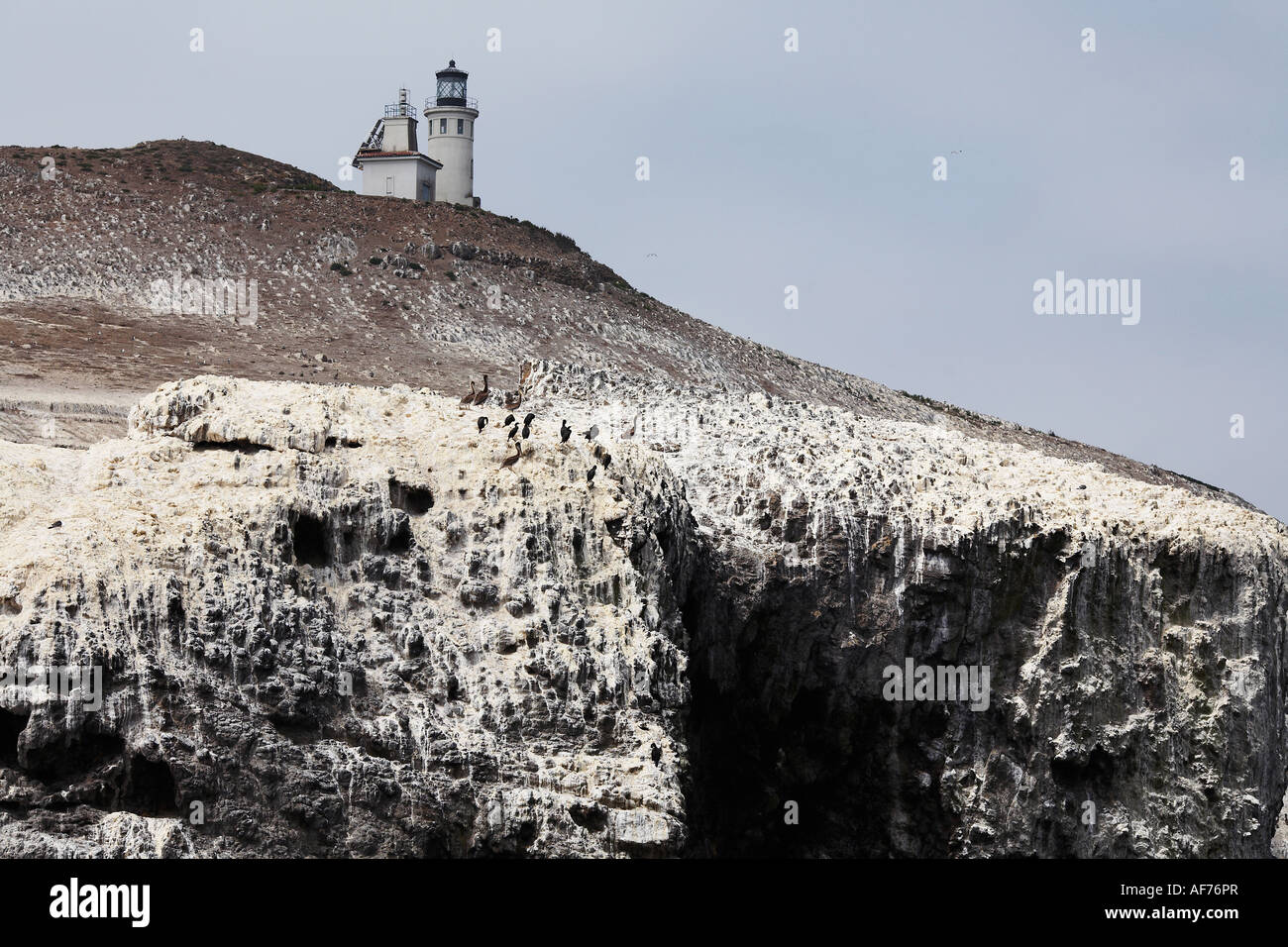 Anacapa Lighthouse in Anacapa Island Channel Islands National Park ...