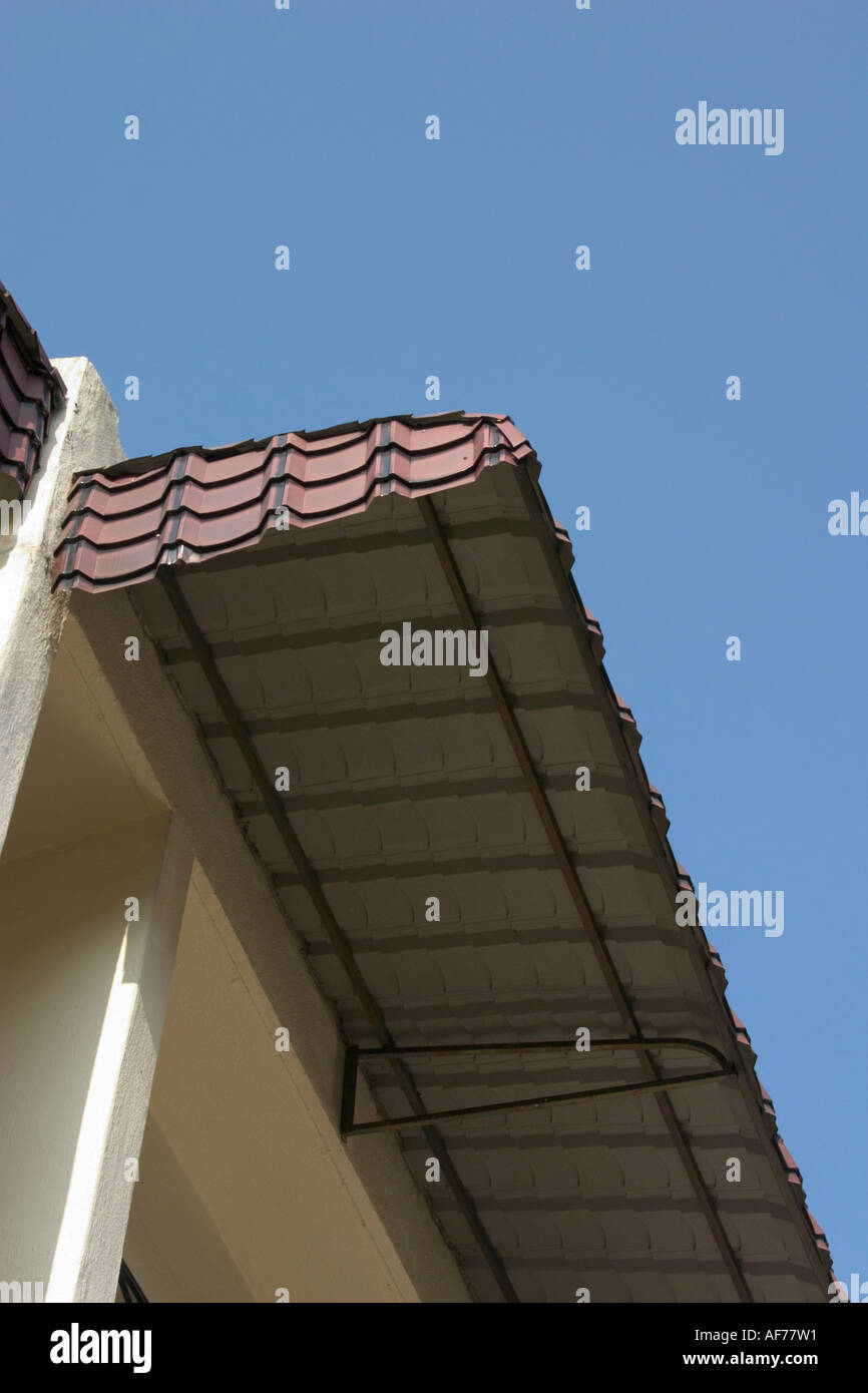 an awning above a window to protect from sun and rain Stock Photo - Alamy