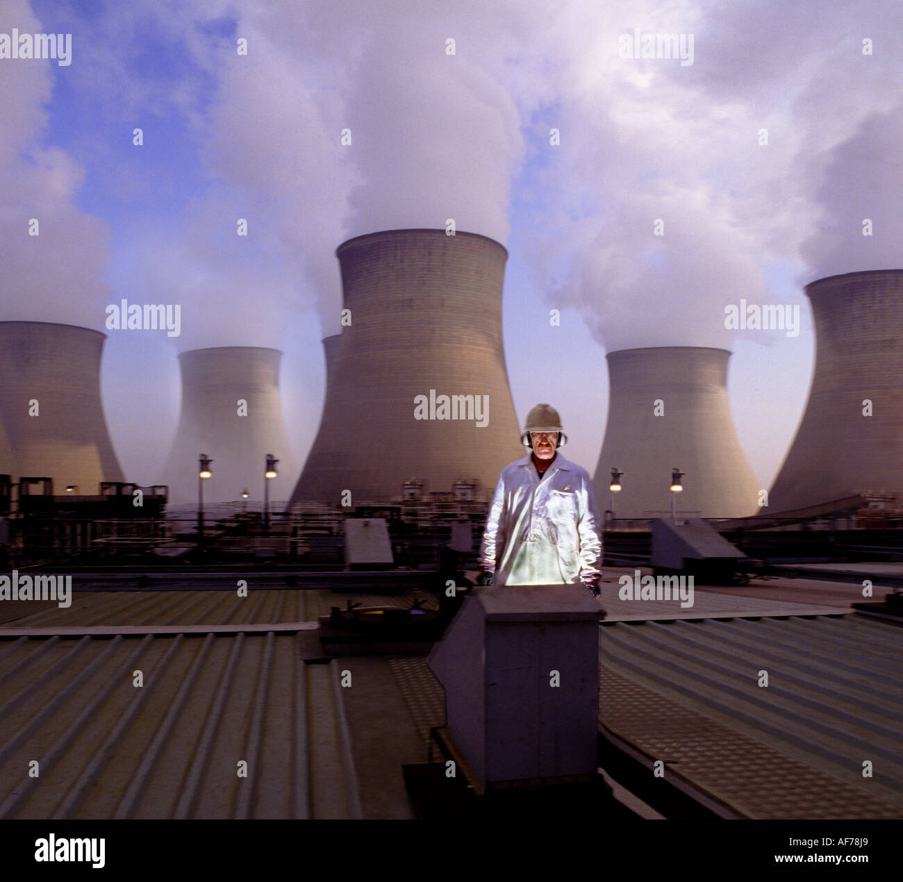 Power Station Worker Stock Photo - Alamy