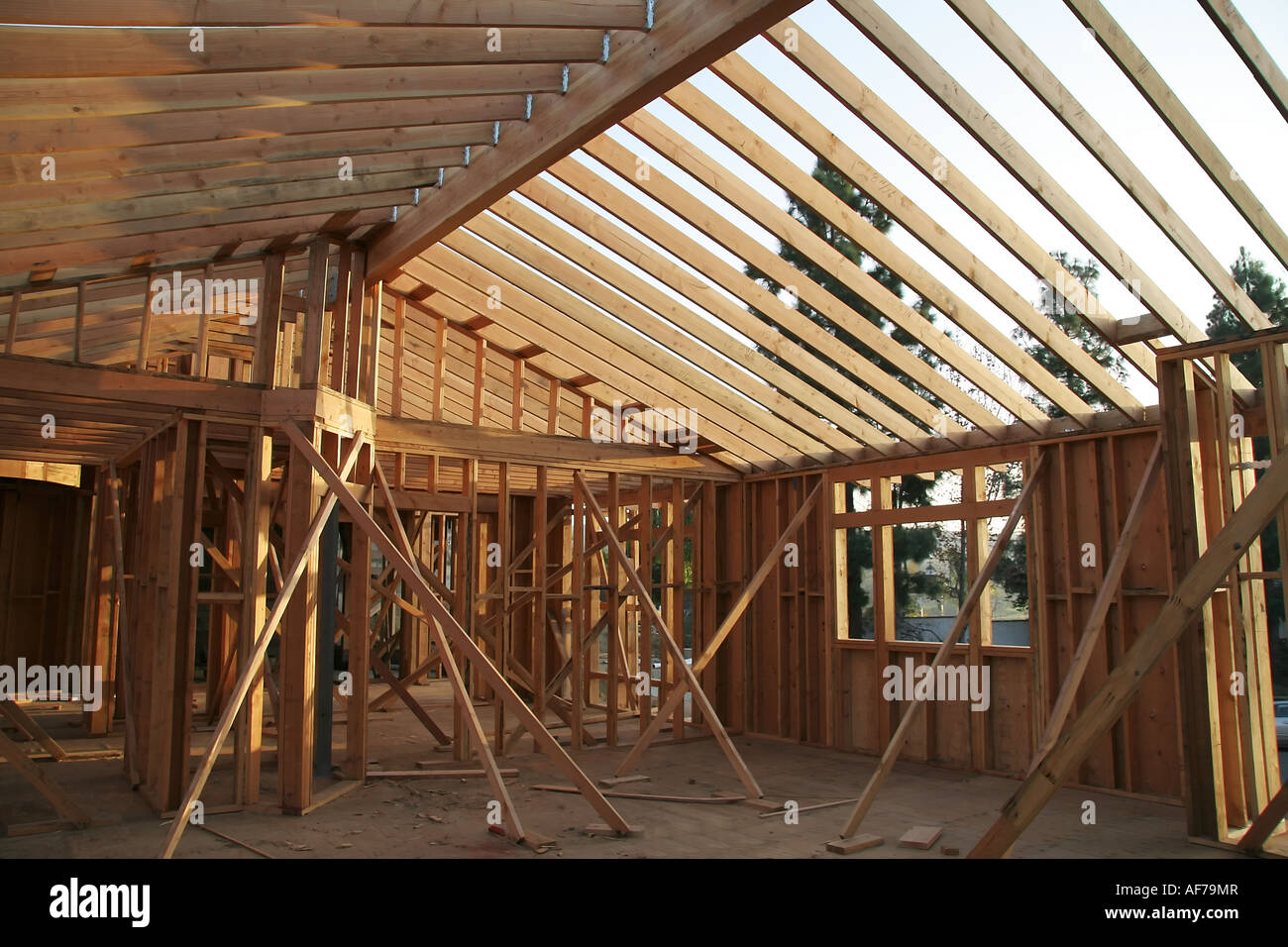 Home under construction Stock Photo - Alamy
