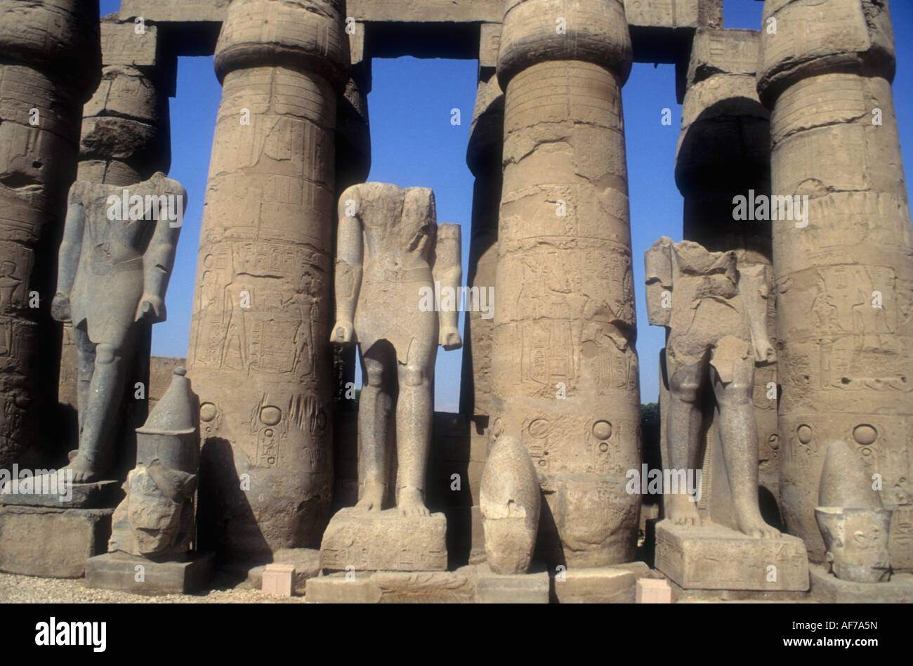 Inside "Luxor Temple" In Egypt Stock Photo - Alamy