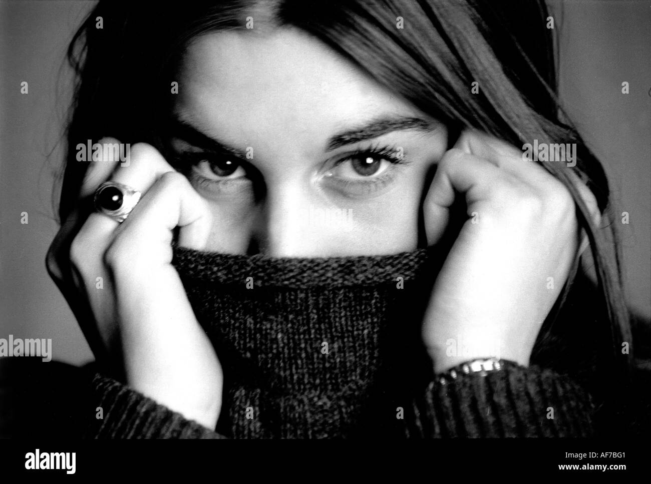 Muffled up Black and White Stock Photos & Images - Alamy