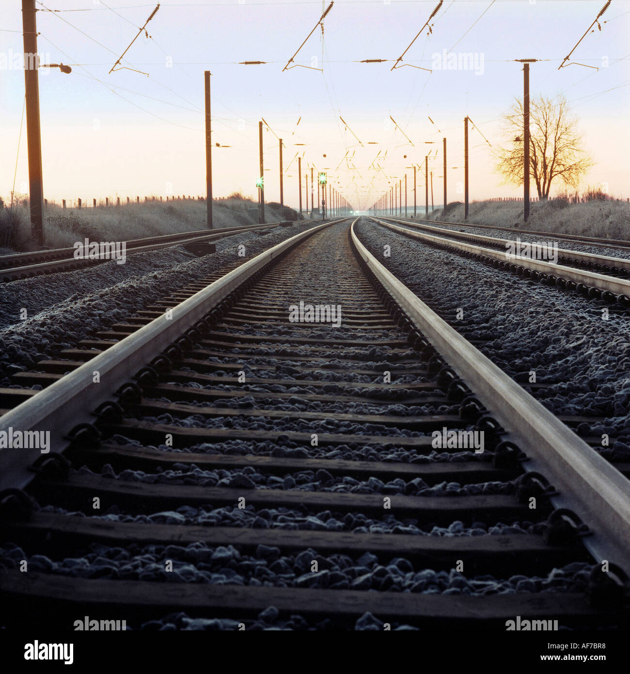 Railway sleeper lines hi-res stock photography and images - Alamy