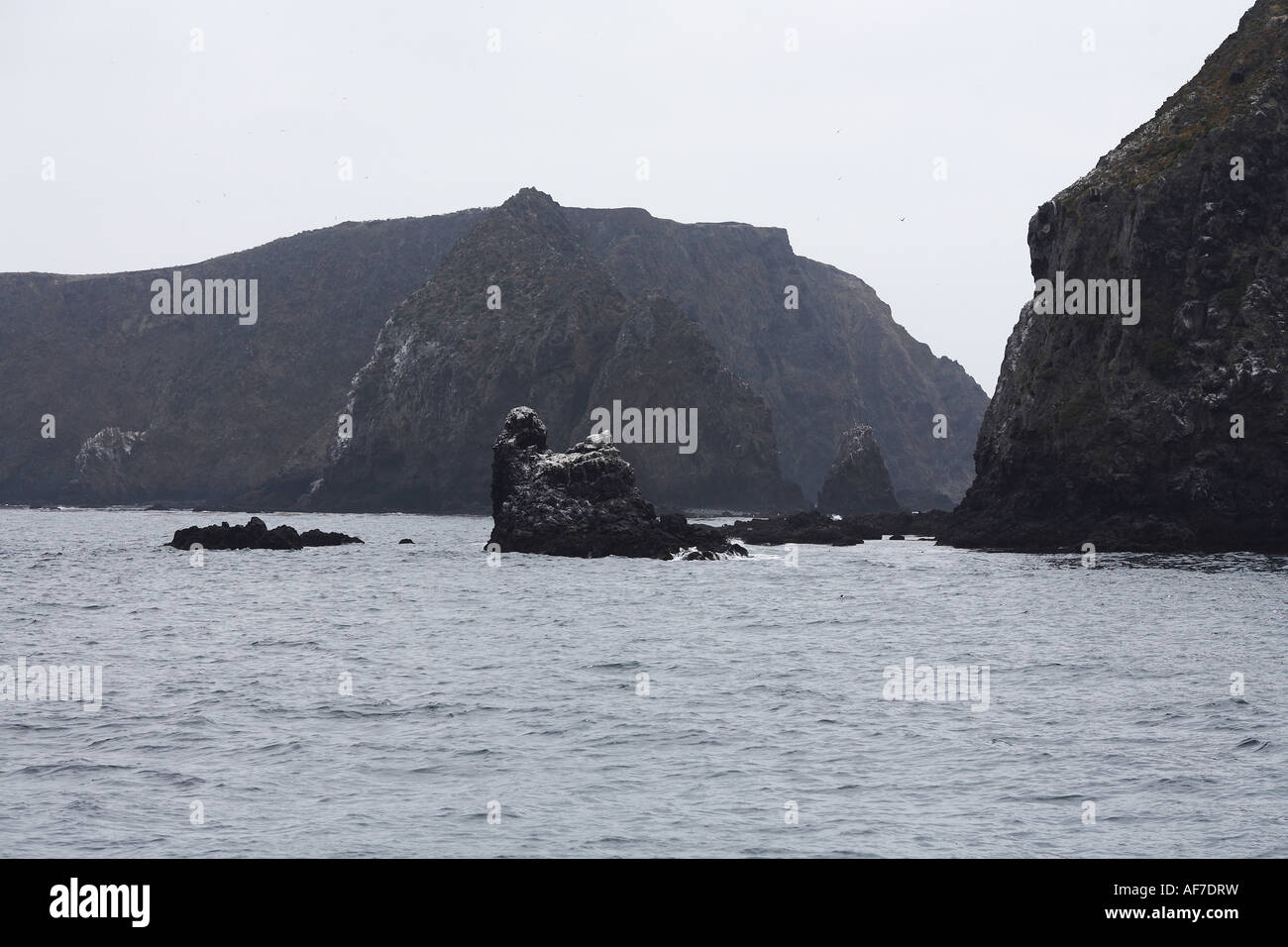 Central Anacapa Rock Formations in Anacapa Island Channel Islands ...