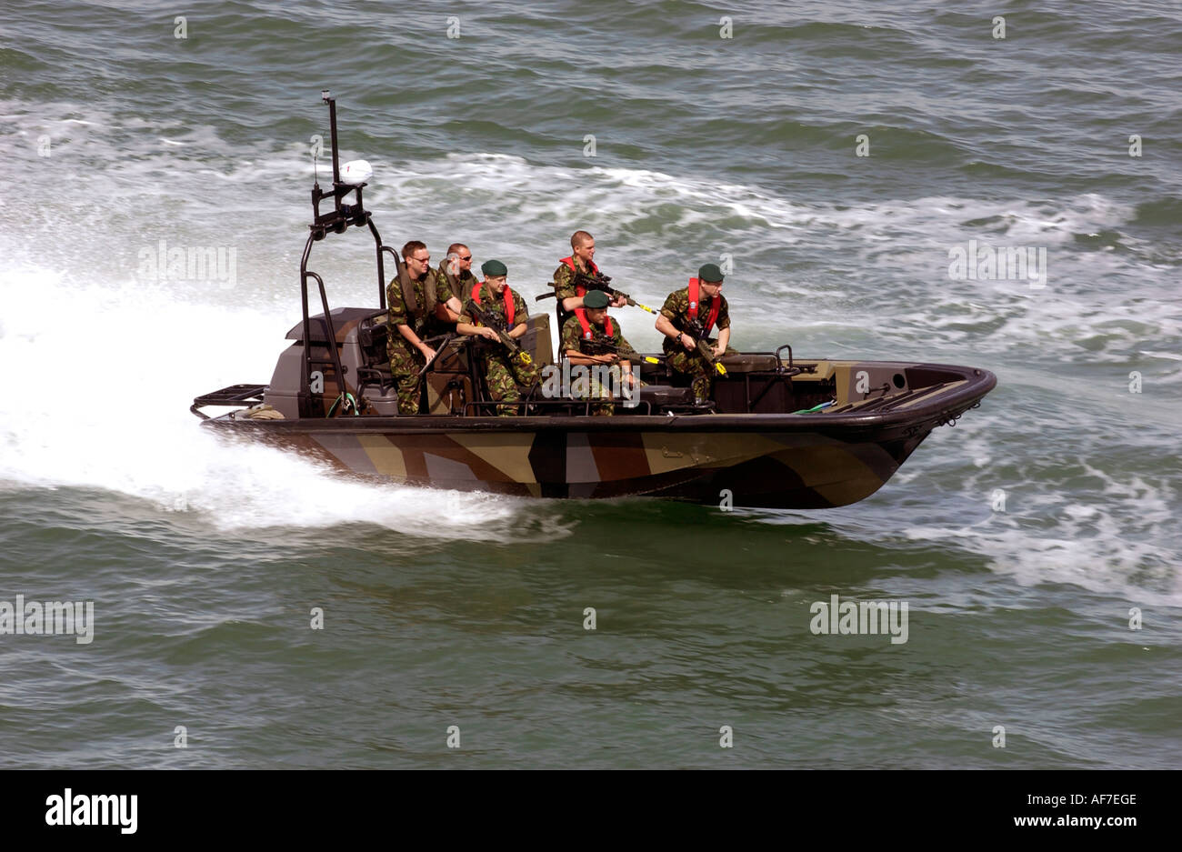 Royal Marines at sea Stock Photo - Alamy