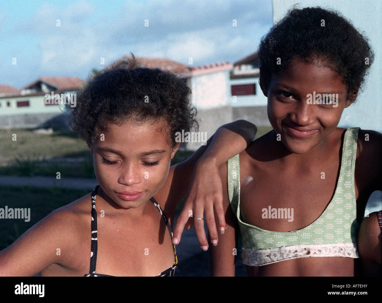 Girls in Cuba Stock Photo - Alamy