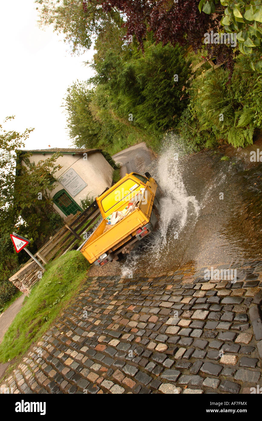 Driving through stream ford hi-res stock photography and images - Alamy