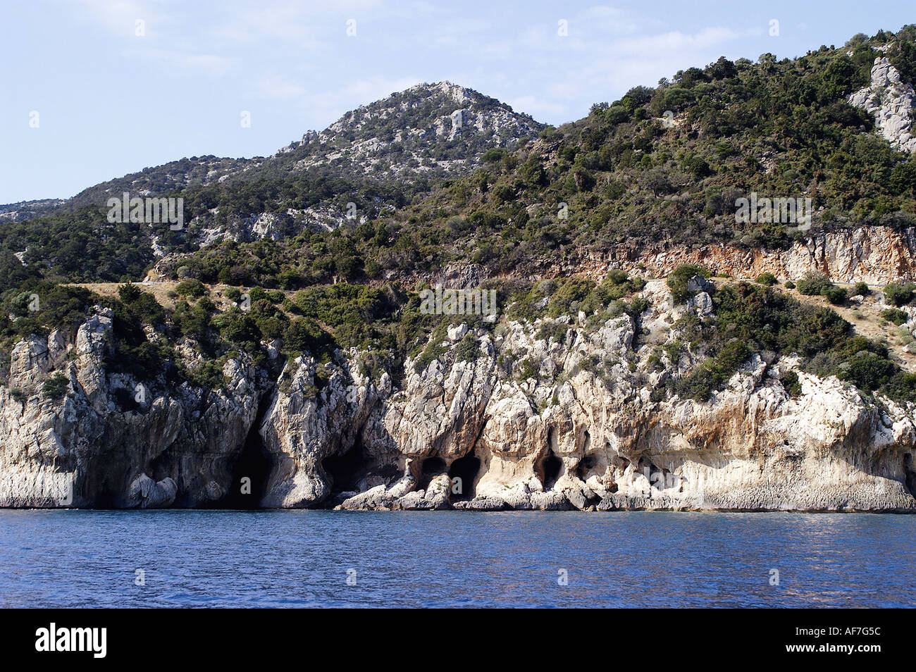 geography / travel, Italy, Sardinia, coast line with caves, Additional ...