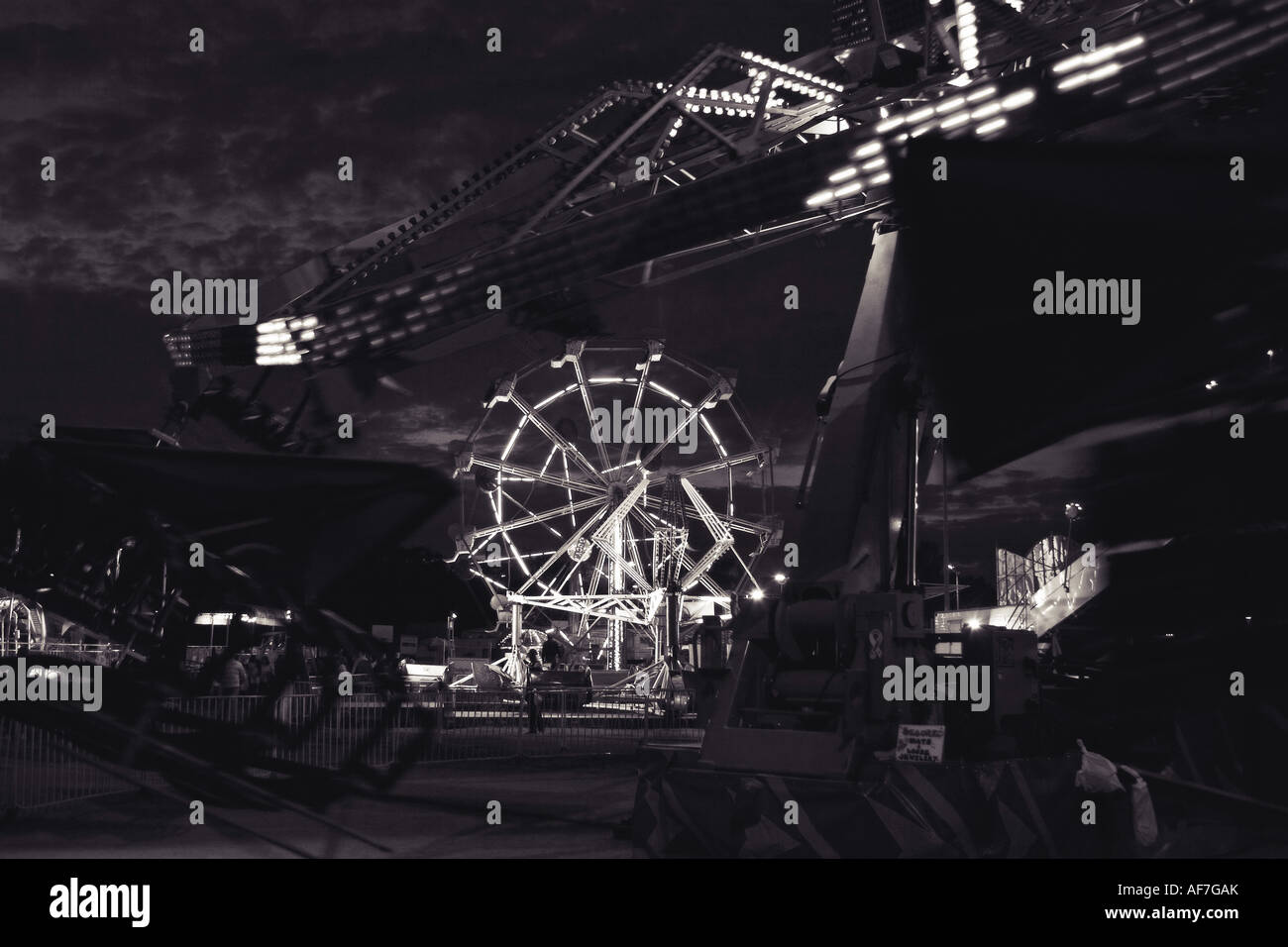 Zombie Ride at Fairgrounds Stock Photo - Alamy