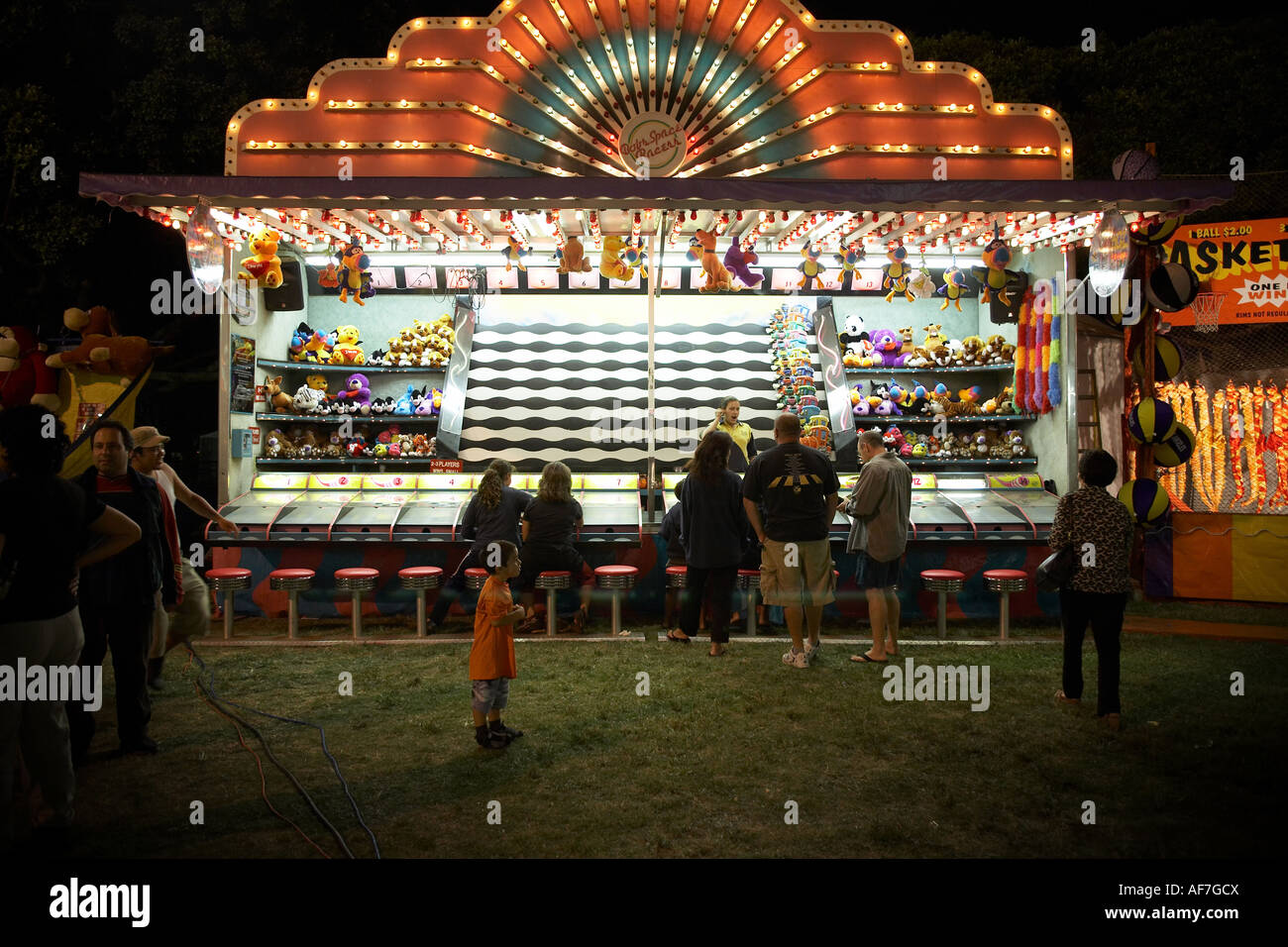 Zombie Ride at Fairgrounds Stock Photo - Alamy