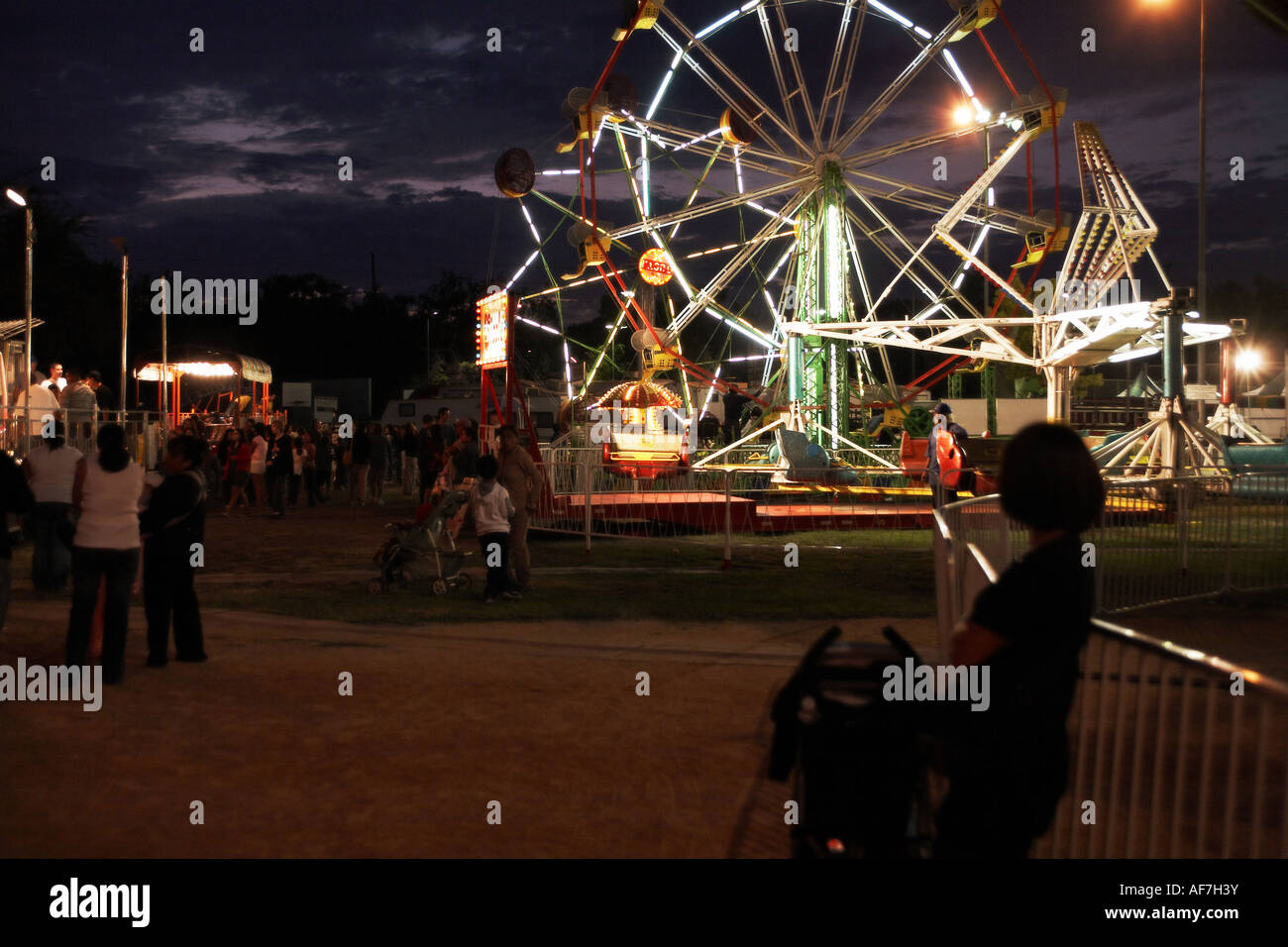 Zombie Ride at Fairgrounds Stock Photo - Alamy