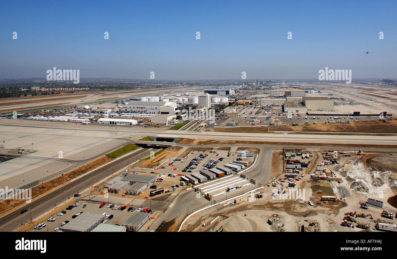 Lax airport aerial view hi-res stock photography and images - Alamy