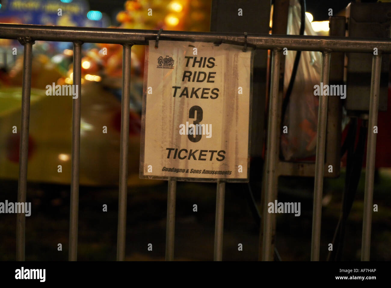 Zombie Ride at Fairgrounds Stock Photo - Alamy