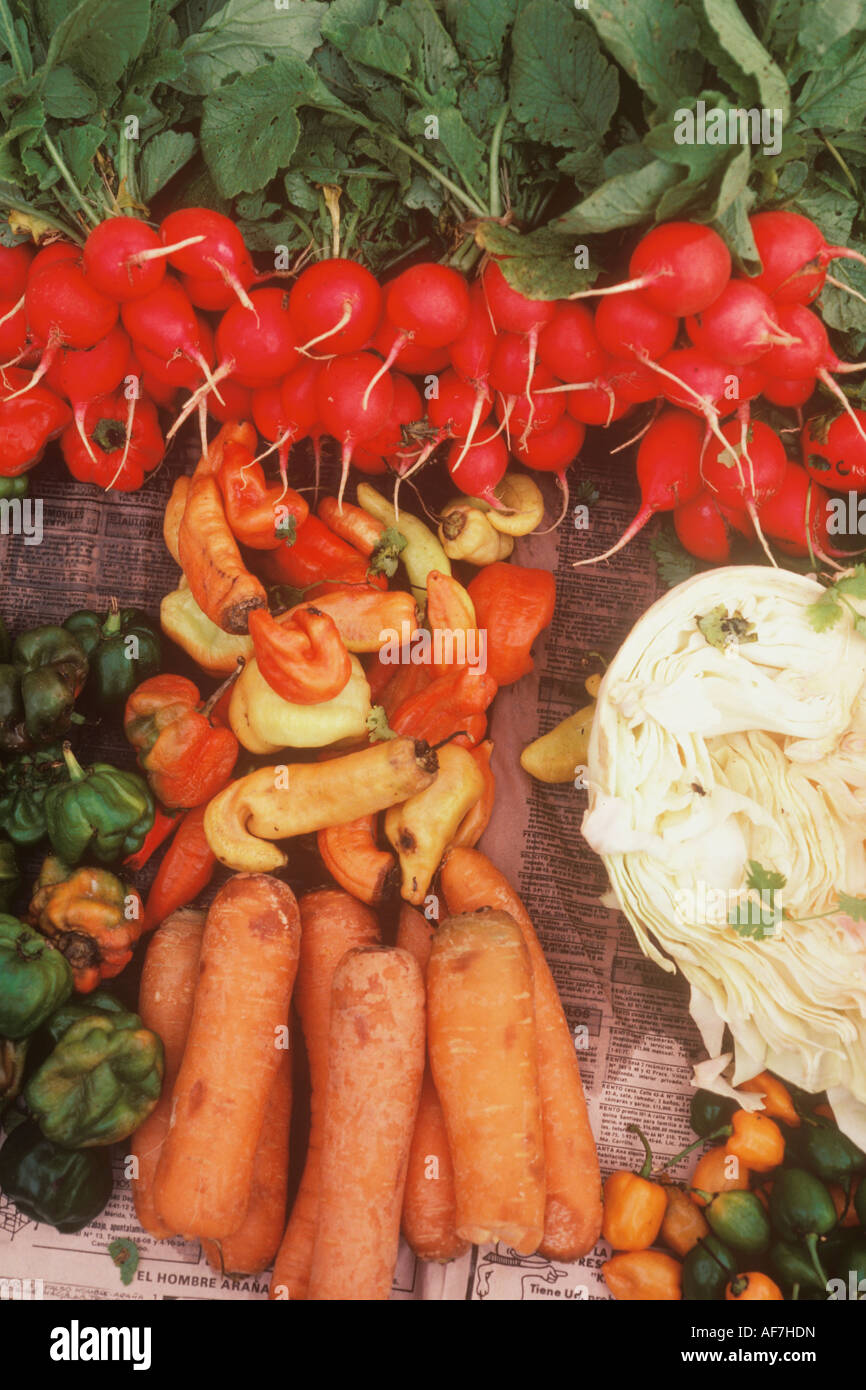 local produce being sold at a mercado in Uman Yucatan Peninsula Mexico ...