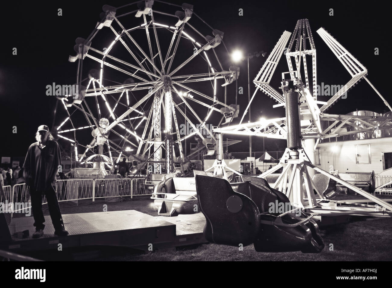Zombie Ride at Fairgrounds Stock Photo - Alamy