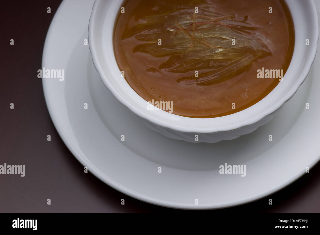 Chinese Food Shark Fin Soup,Braised Shark’s Fin in Soup Stock Photo - Alamy