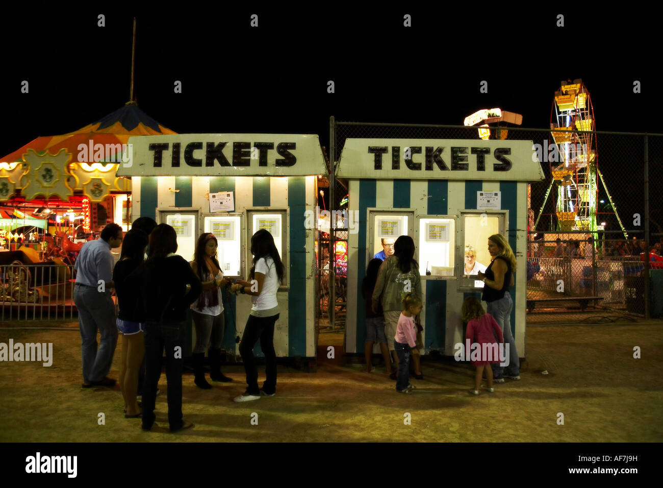 Zombie Ride at Fairgrounds Stock Photo - Alamy