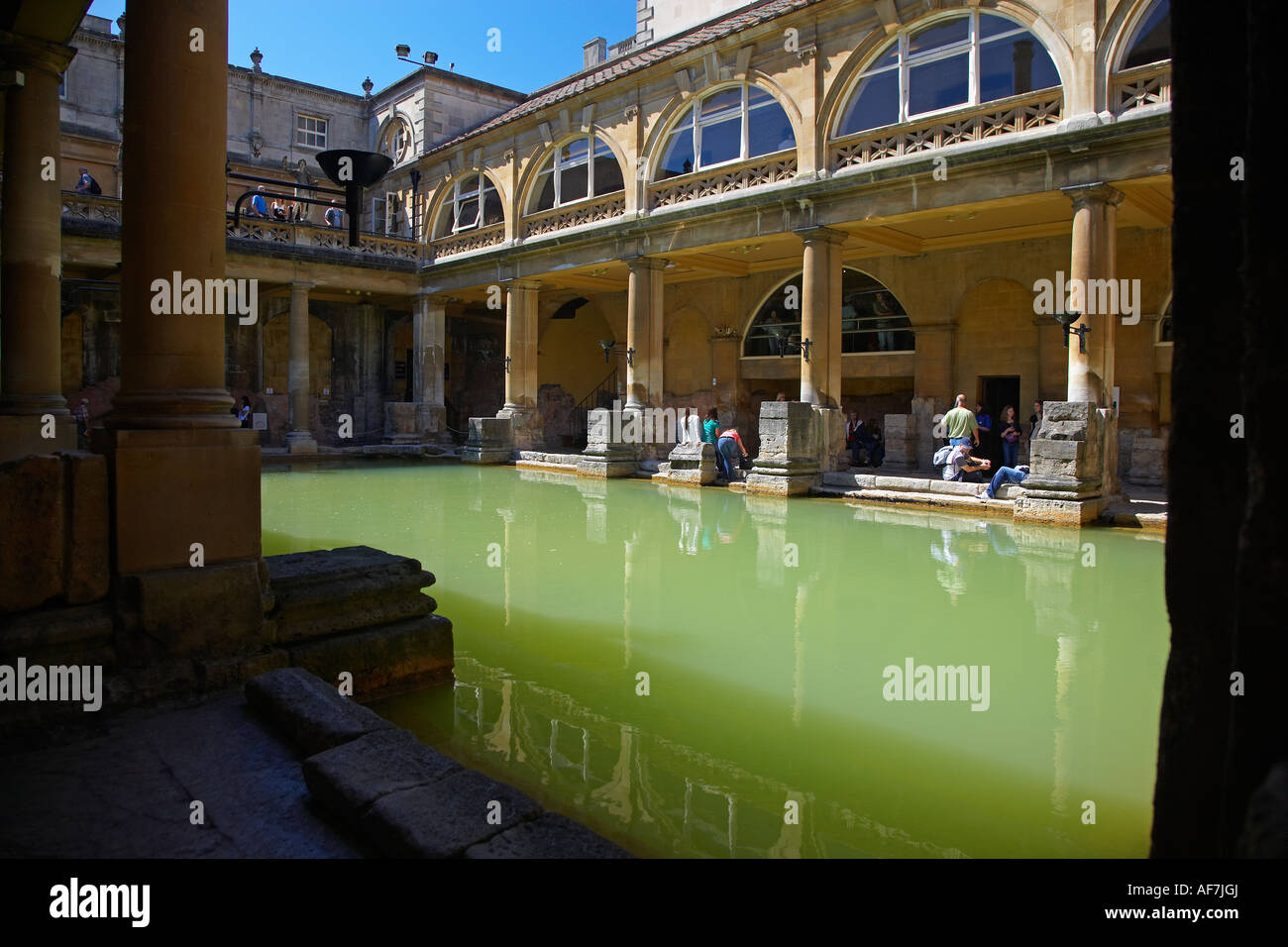 Roman baths at bath hi-res stock photography and images - Alamy