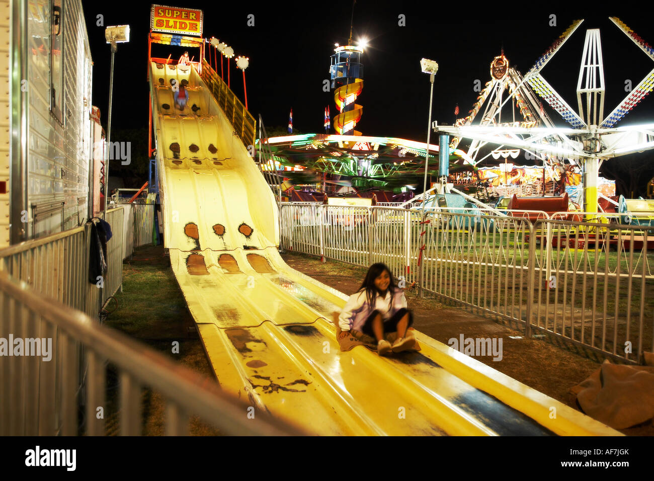 Zombie Ride at Fairgrounds Stock Photo - Alamy