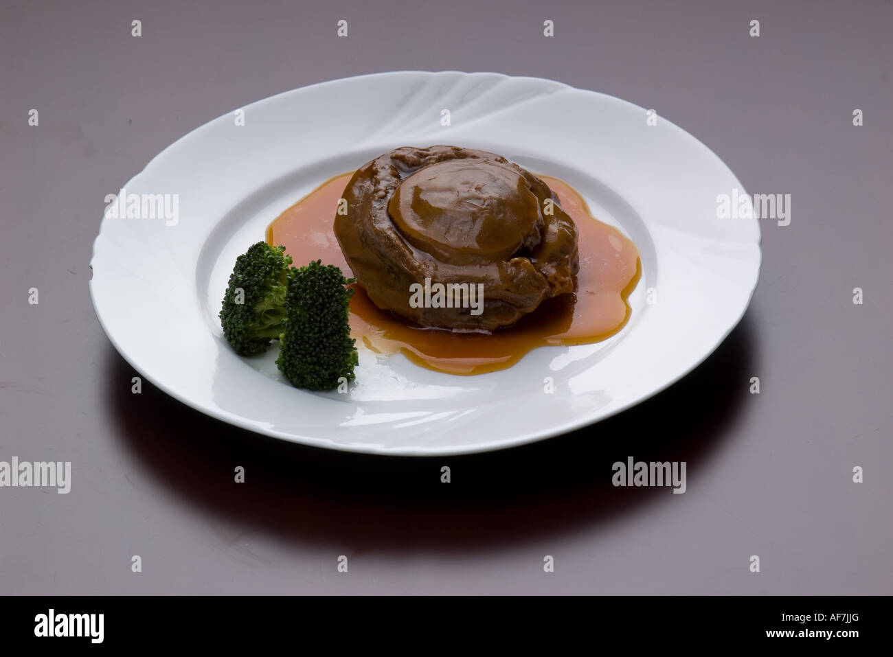 Chinese Food Braised South African Abalone Stock Photo - Alamy