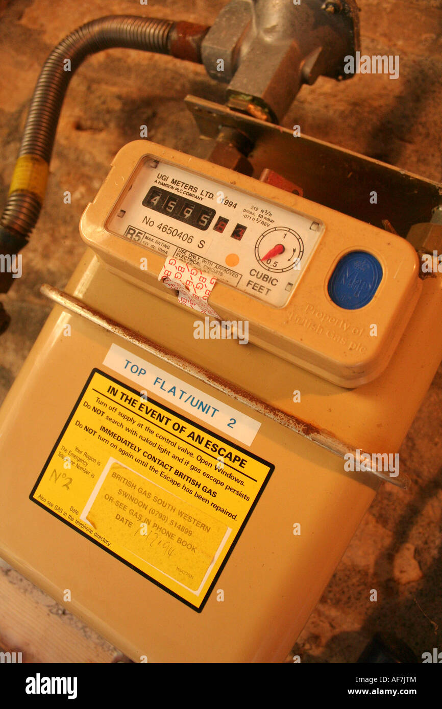 A Gas Meter Stock Photo - Alamy