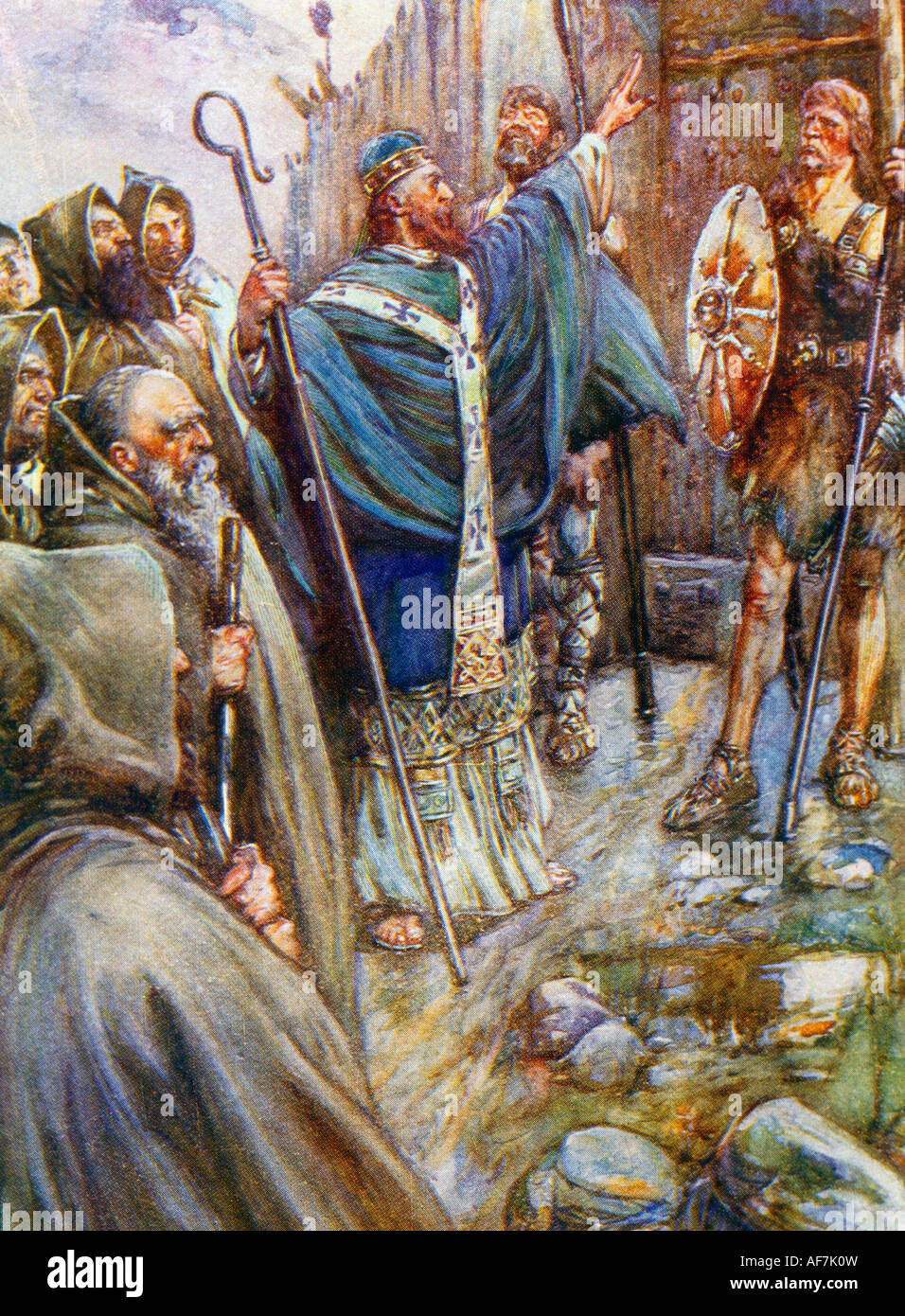 St Columba Made The Sign Of The Cross & The Great Gates Opened Wide ...