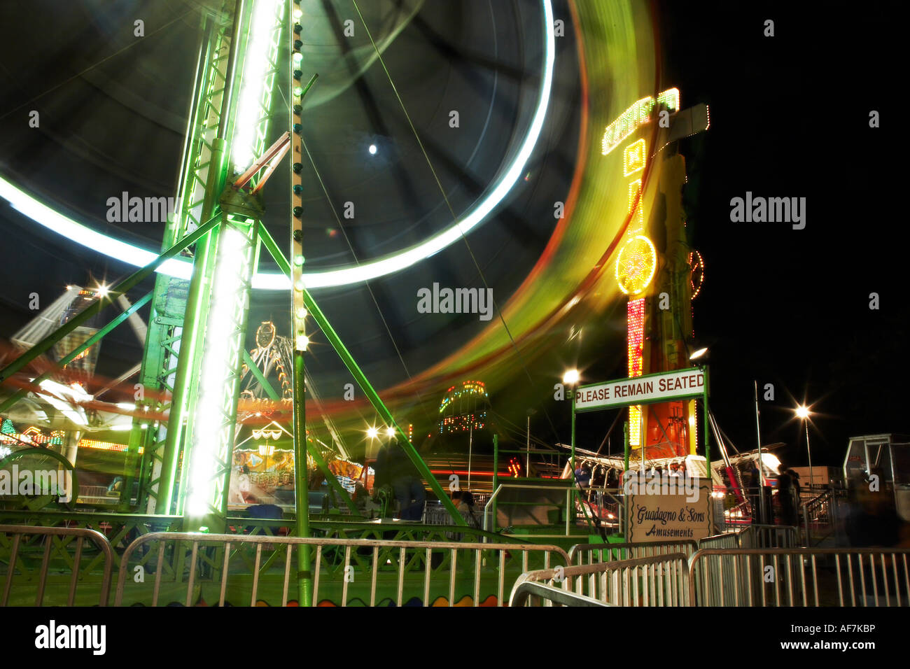 Zombie Ride at Fairgrounds Stock Photo - Alamy