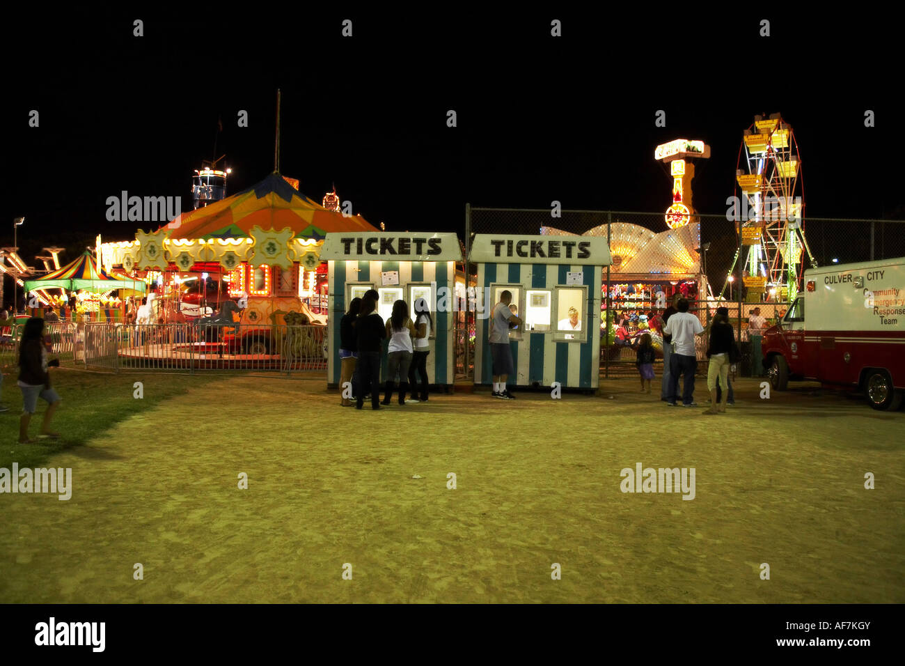 Zombie Ride at Fairgrounds Stock Photo - Alamy