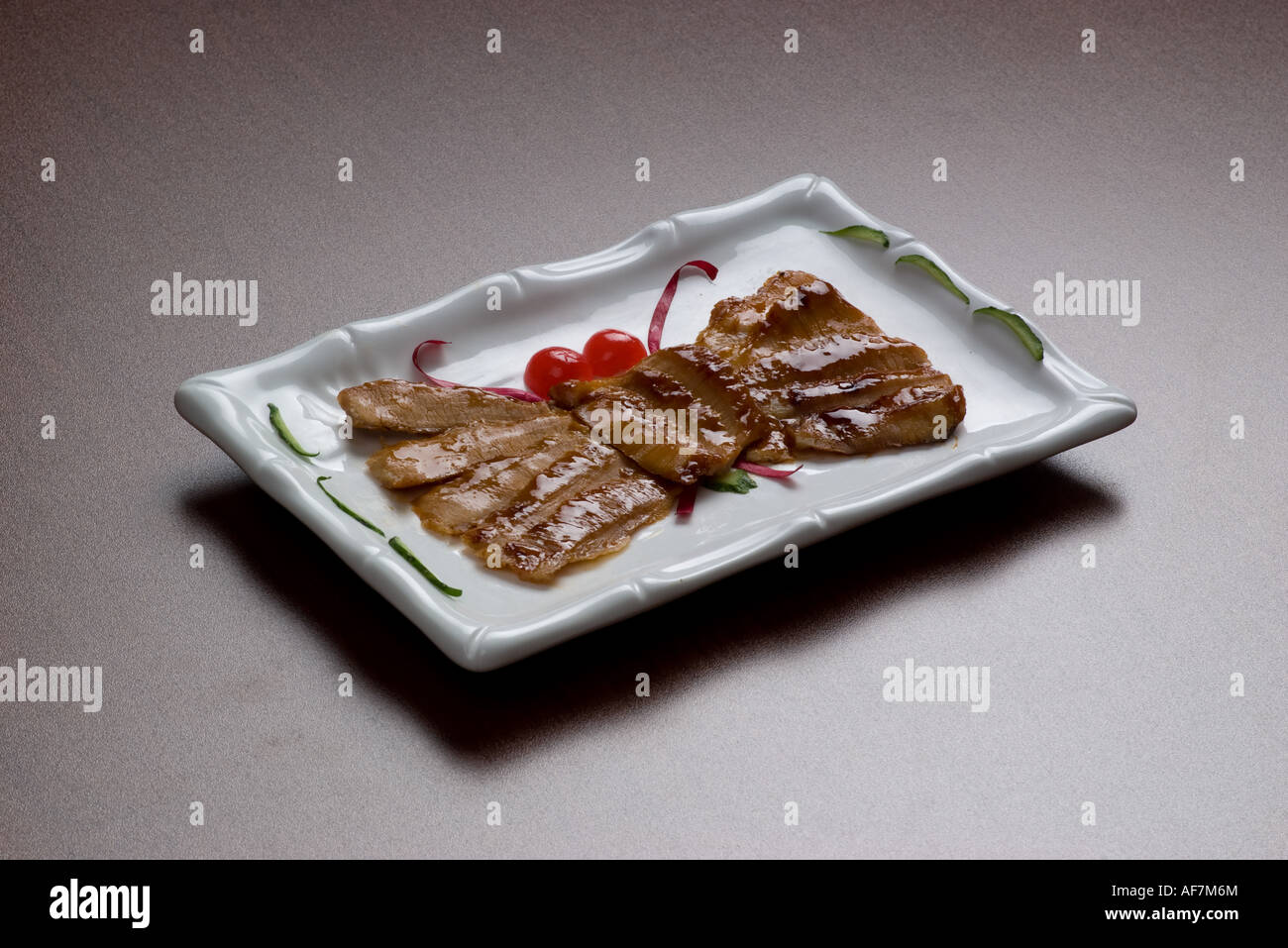 Chinese Food Grill Pork Pig Neck Meat Stock Photo - Alamy