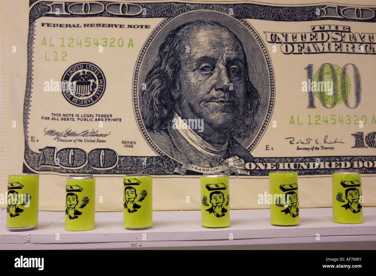 Fonda Fair 4H money display 2007 Montgomery County New York Stock Photo ...