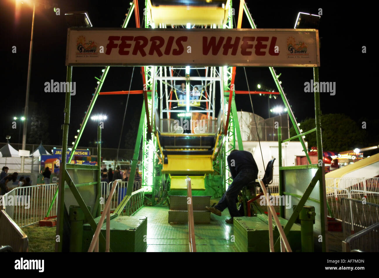 Zombie Ride at Fairgrounds Stock Photo - Alamy