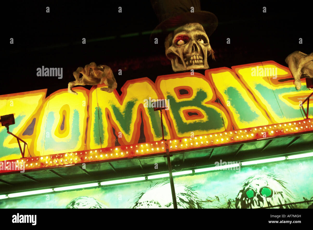 Zombie Ride at Fairgrounds Stock Photo - Alamy