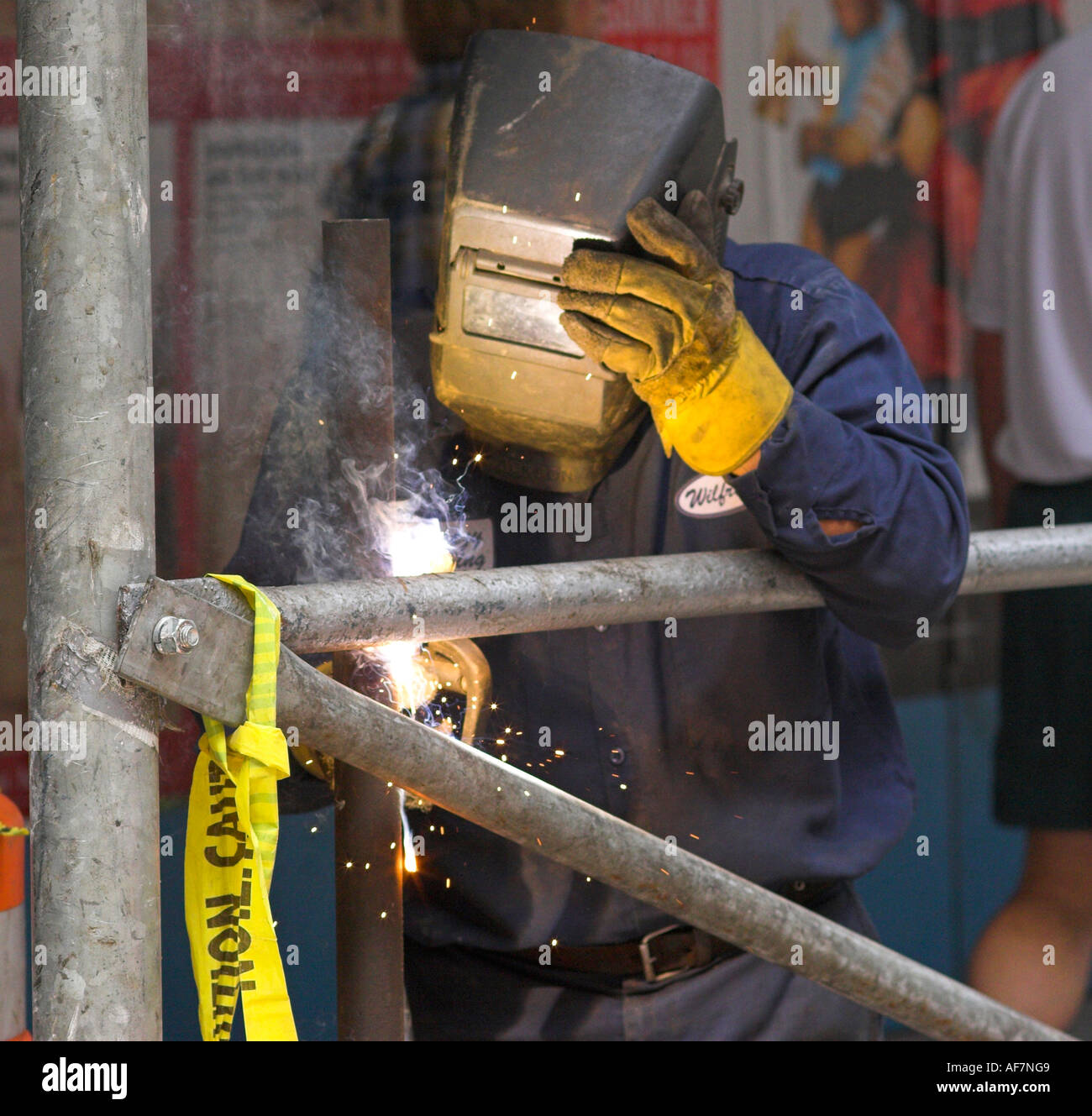 Welder hood hi-res stock photography and images - Alamy