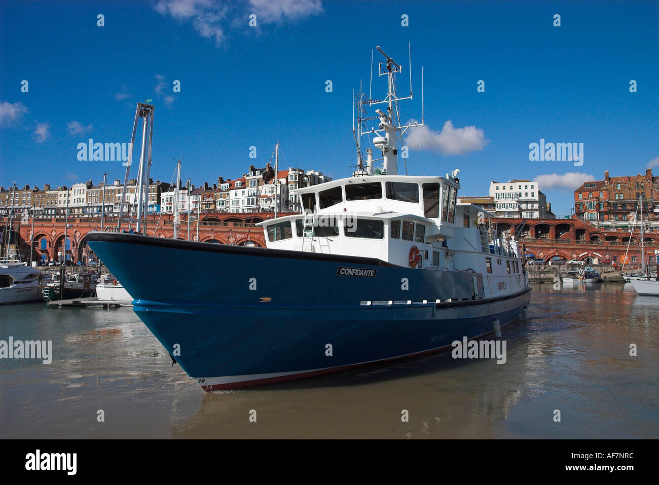 The Confidante survey ship leaving Ramsgate Mariner Ramsgate Harbour ...