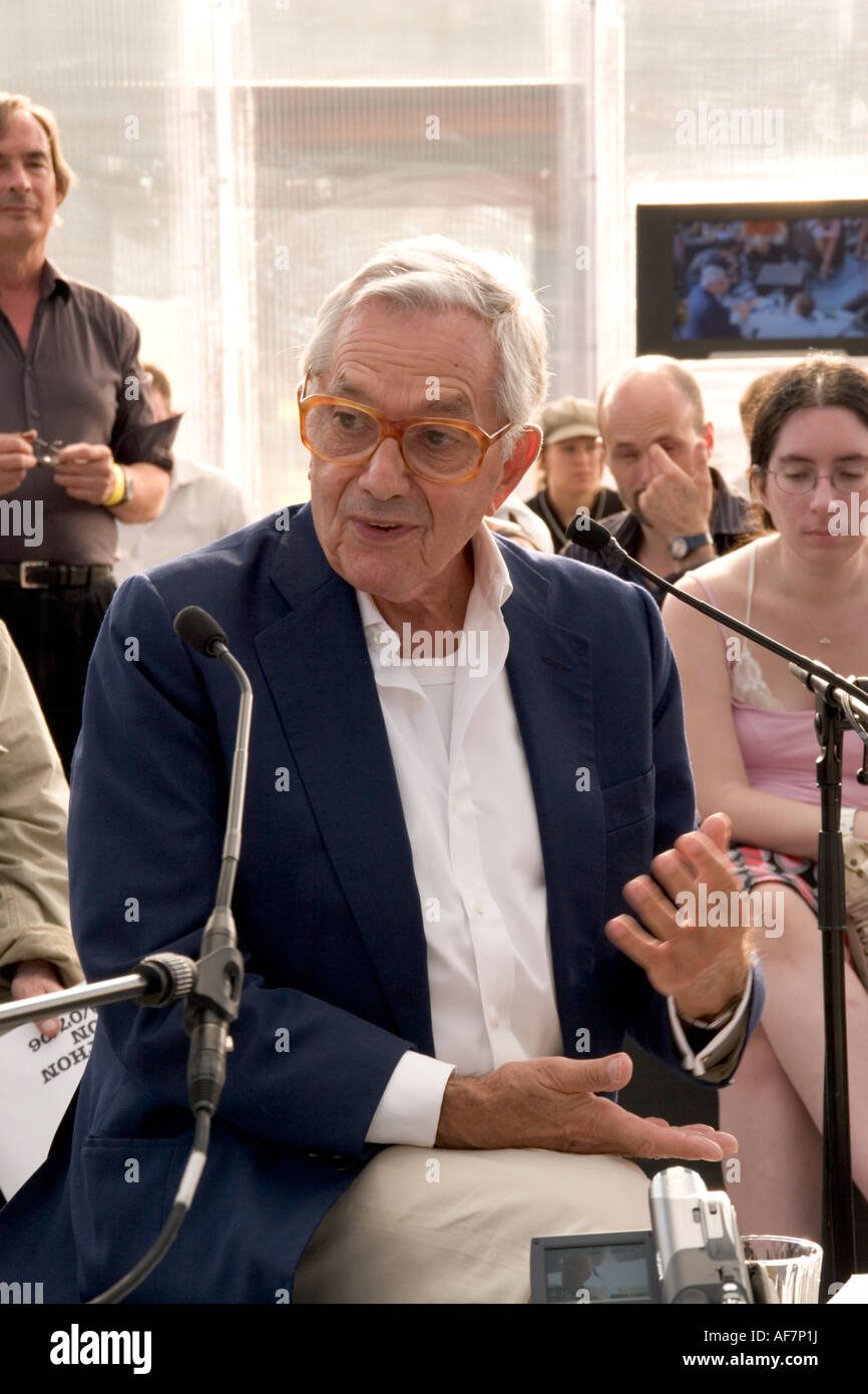 James Bond 007 Production Designer Sir Ken Adam being interviewed at ...