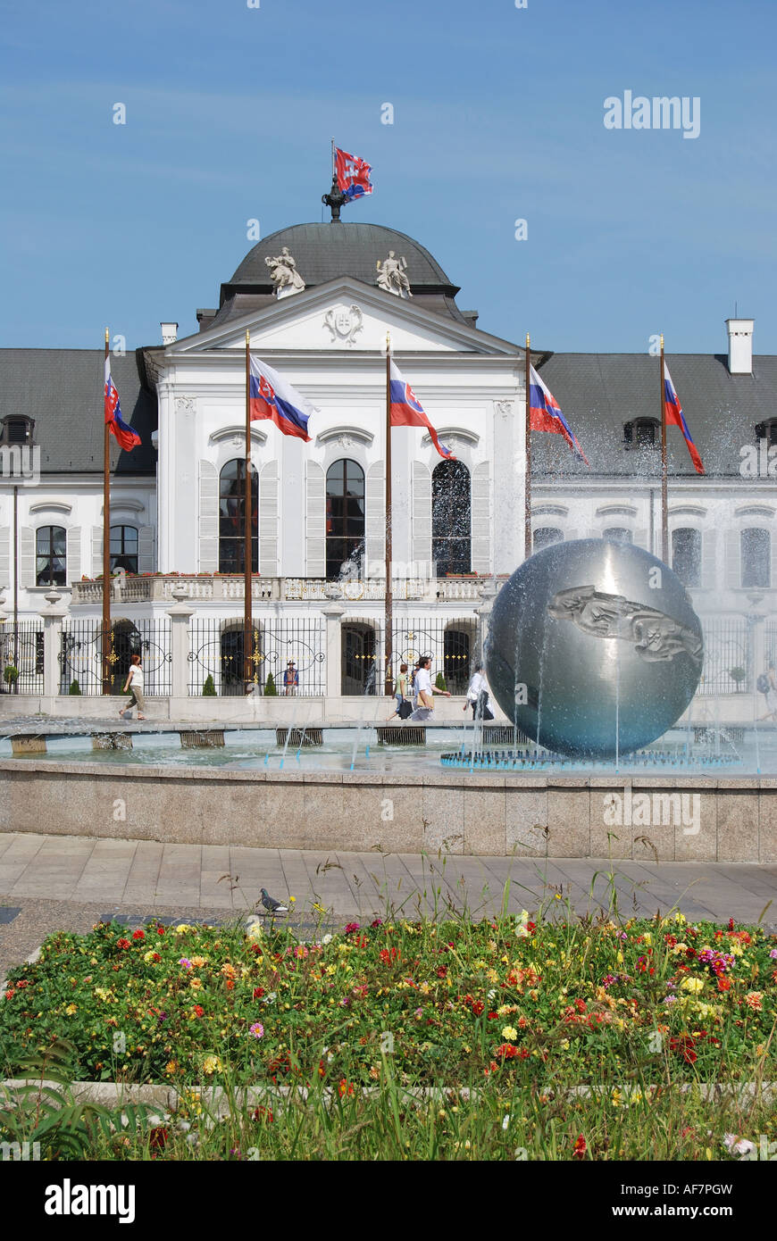 Grassalkovich Presidential Palace, Peace Square, Bratislava ...