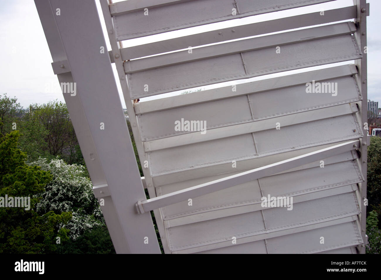 Sail, Greens Windmill in Sneinton, Nottingham. Tower mill built in 1807 ...