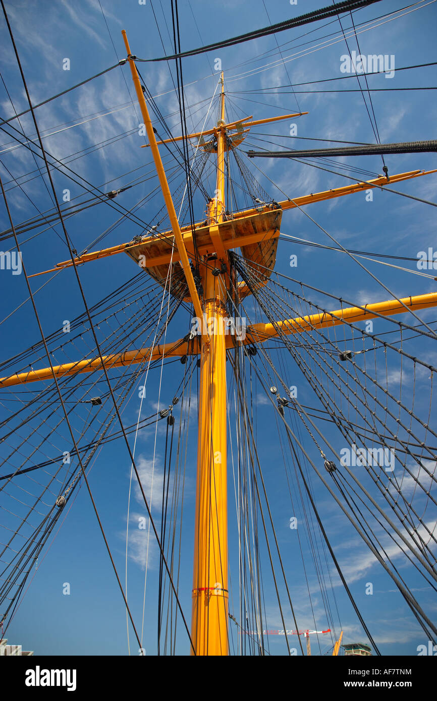 Mast rigging on the hms warrior hi-res stock photography and images - Alamy