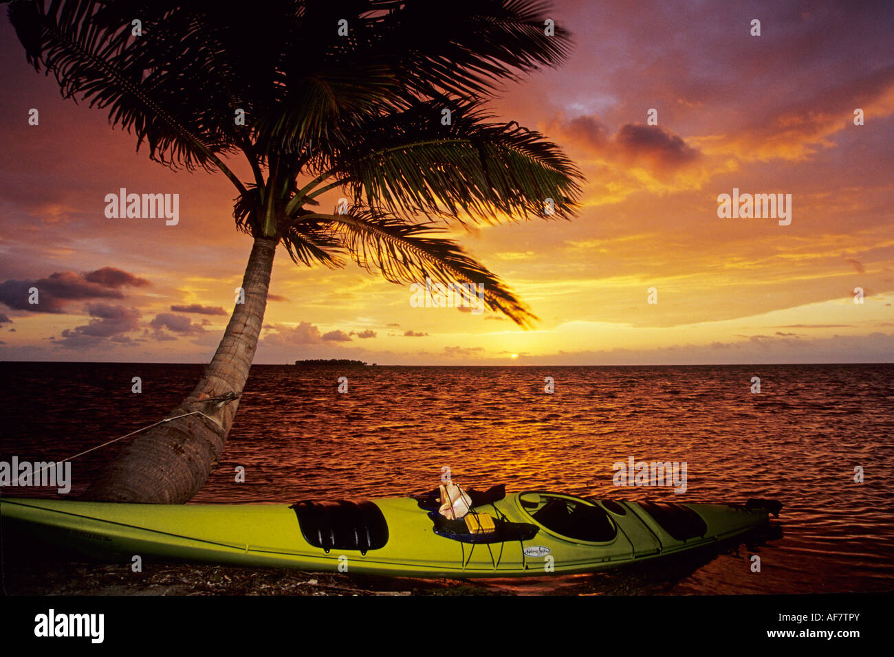 Belize kayak caye hi-res stock photography and images - Alamy