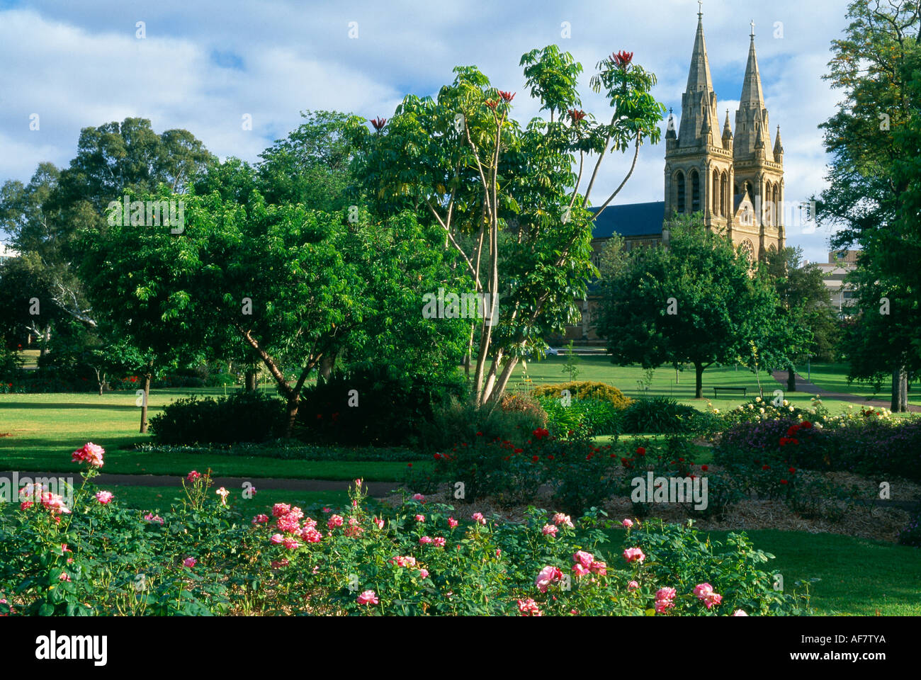 St Peters Cathedral and Pennington Gardens Adelaide South Australia ...