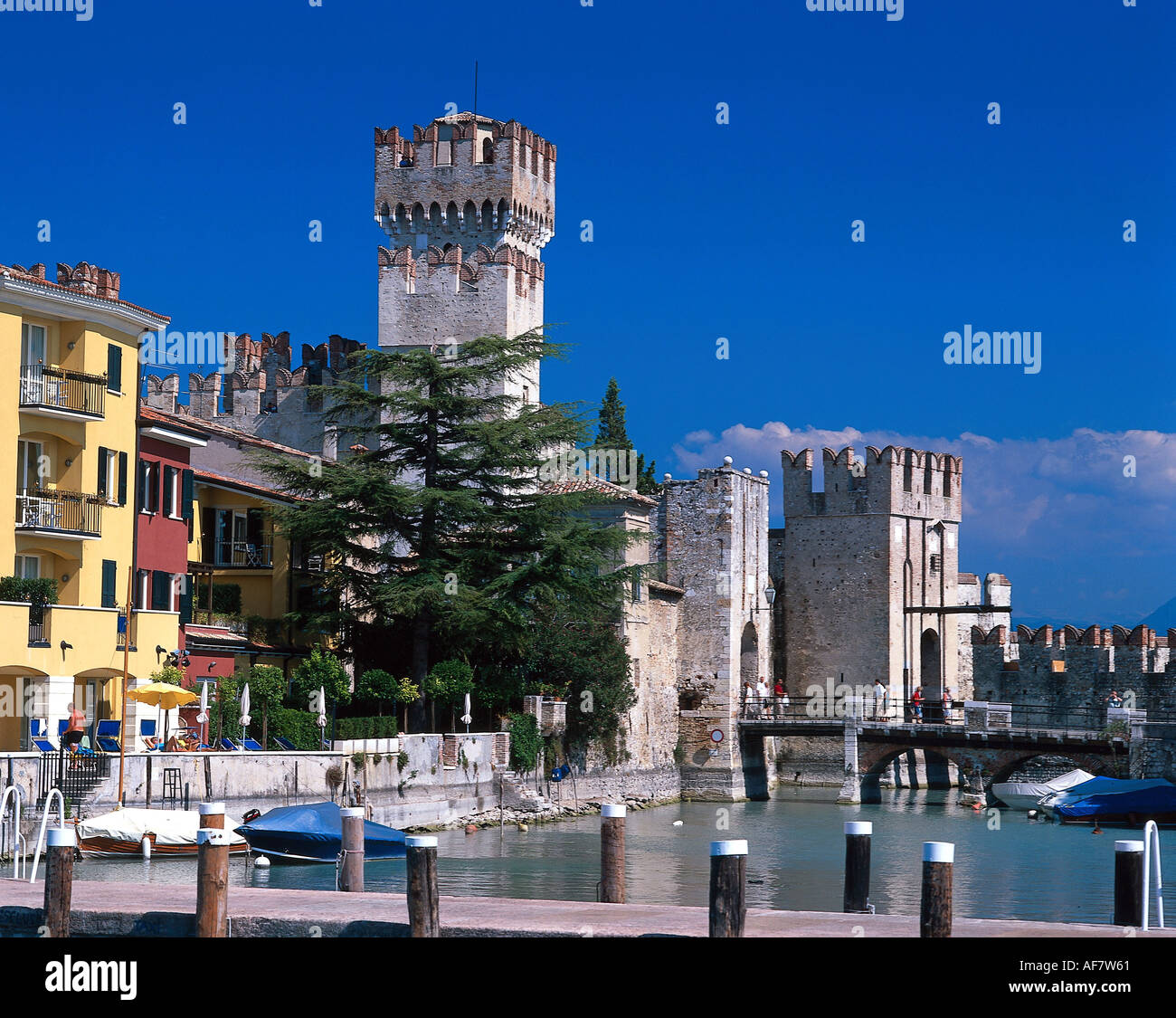 geography / travel, Italy, Lake Garda, Sirmione, city views, cityscape ...