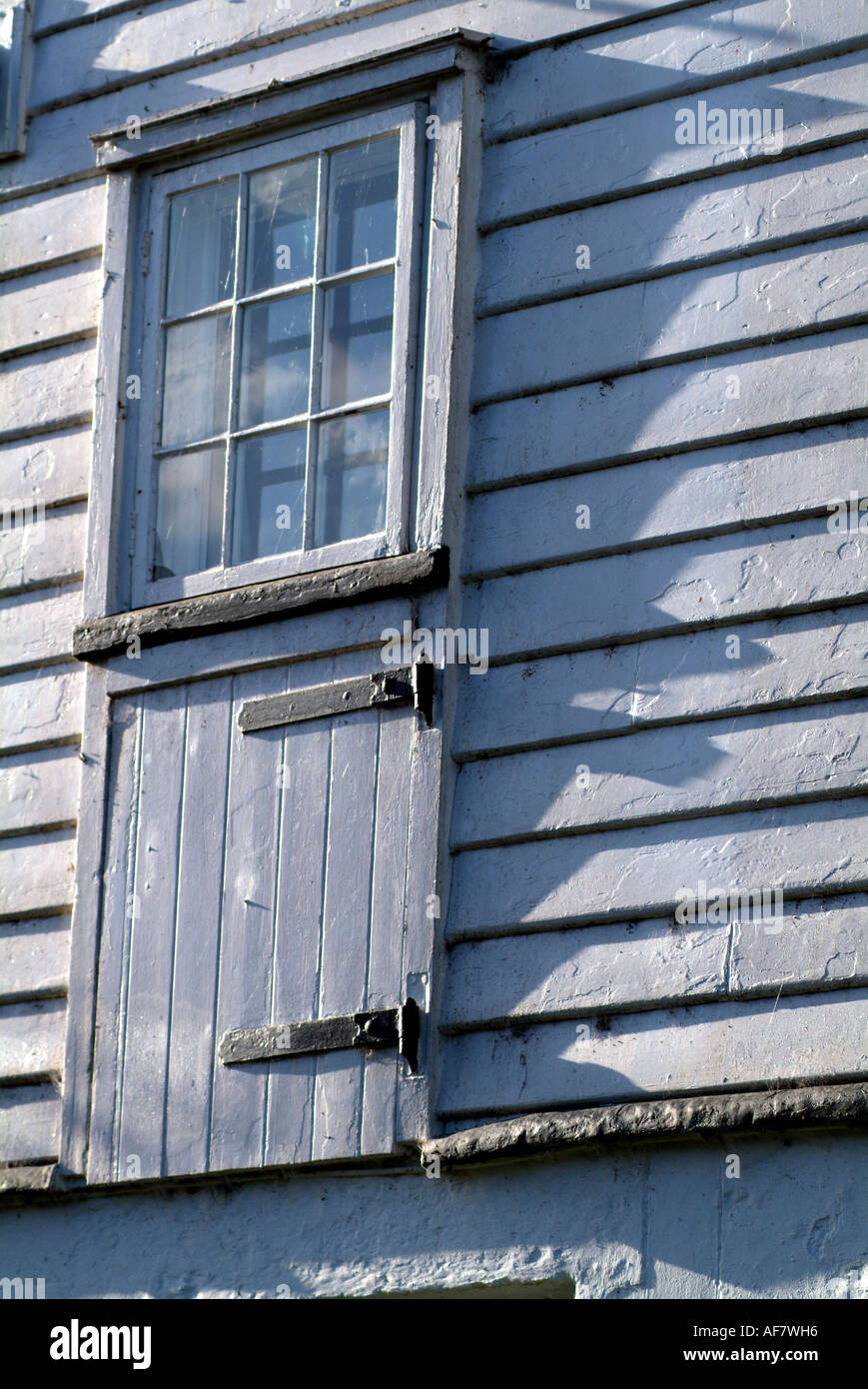 wooden window Ellingham Mill Norfolk Stock Photo - Alamy