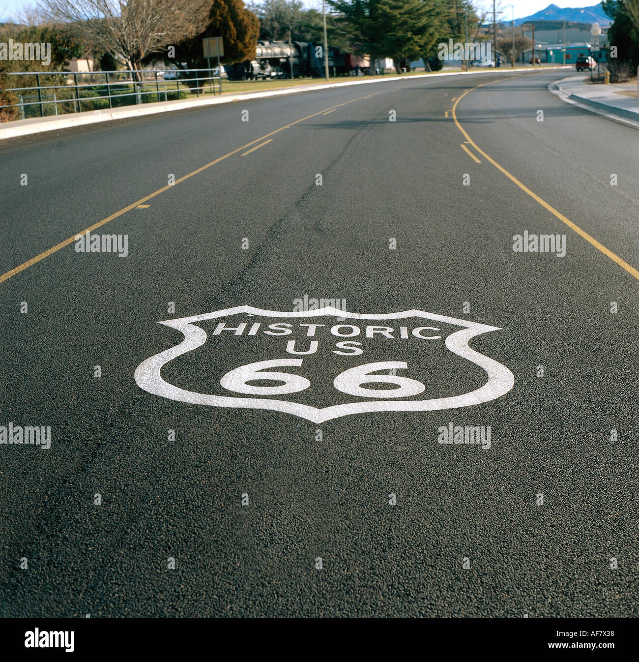 geography / travel, USA, Arizona, route 66, street near Kingman ...