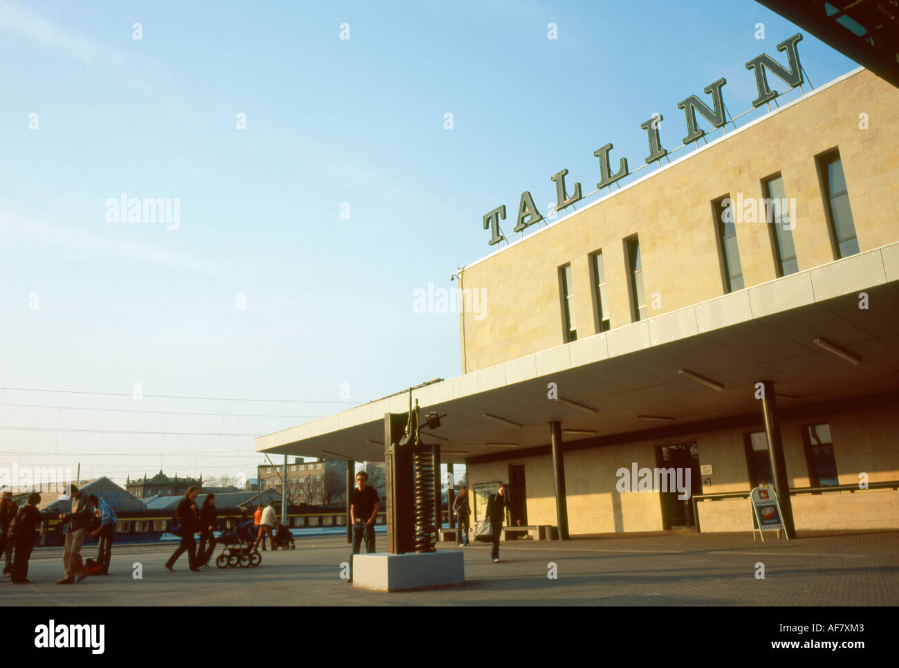 Tallinn railway station, Estonia Stock Photo - Alamy