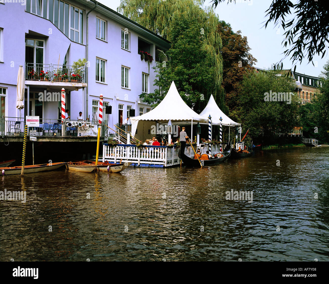 geography / travel, Germany, Saxonia, Leipzig, Plagwitz, gondola at ...