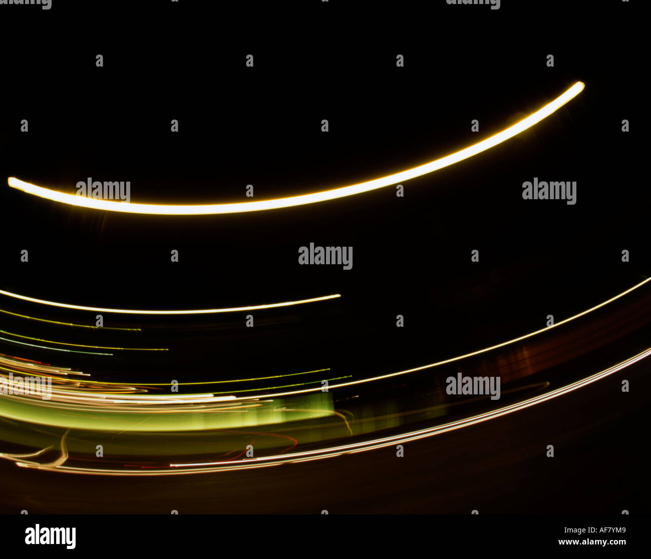 Abstract light trails Stock Photo - Alamy