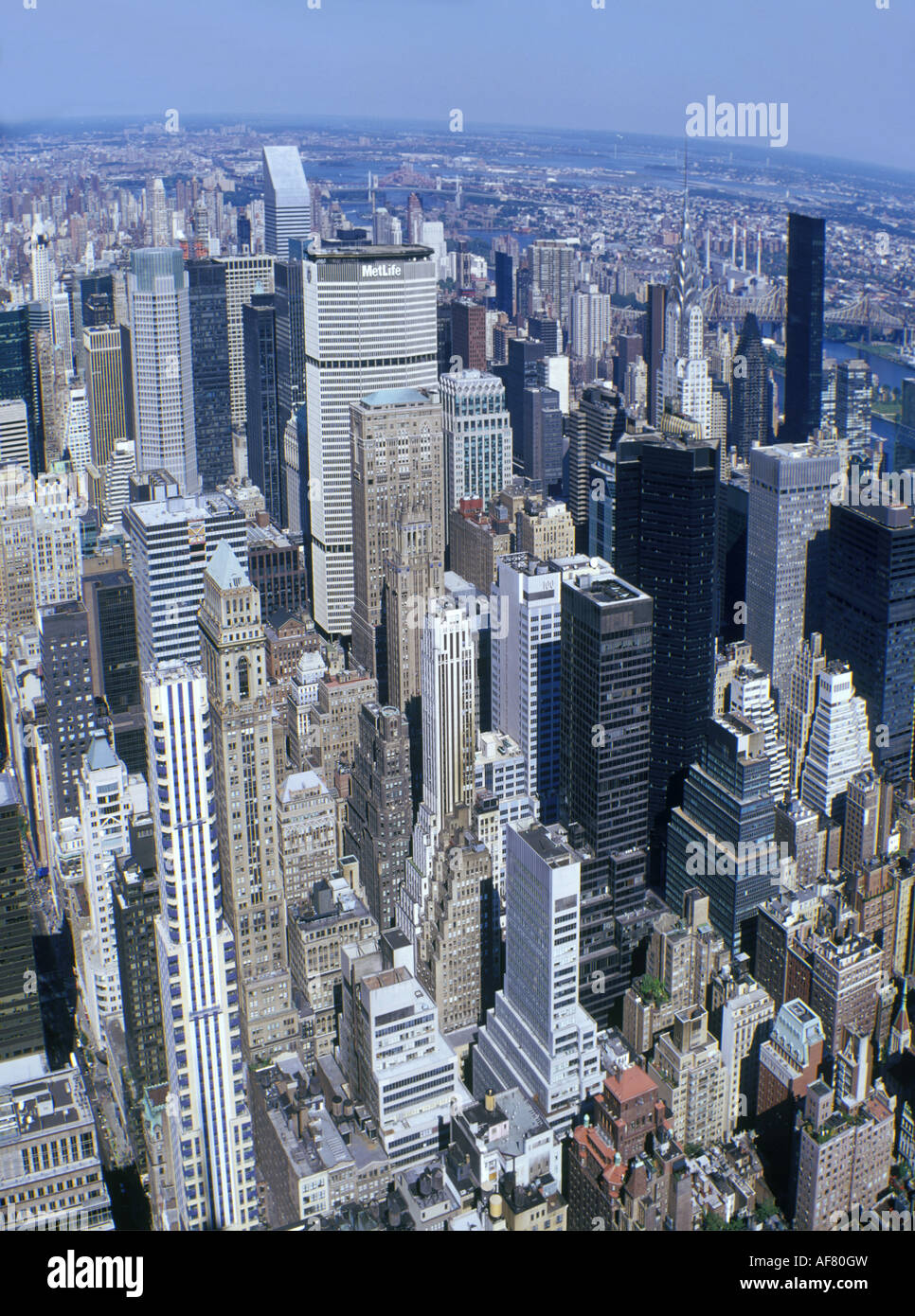MIDTOWN SKYLINE MANHATTAN NEW YORK CITY USA Stock Photo - Alamy